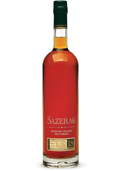 Sazerac 18 Year Kentucky Straight Rye Whiskey | Total Wine & More