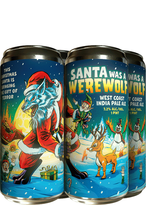 Paperback Santa Was a Werewolf | Total Wine & More