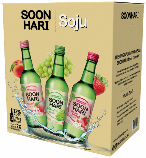 Soonhari Soju 3-Flavor Variety Pack | Total Wine & More