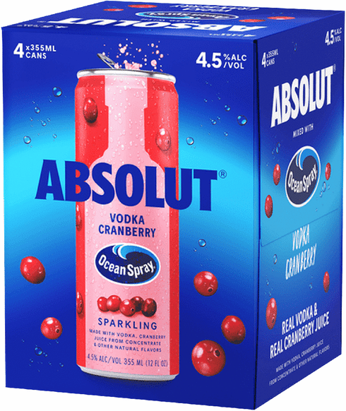 Absolut Ocean Spray Vodka Cranberry | Total Wine & More