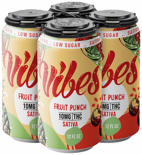 Vibes THC 10mg Sativa Fruit Punch | Total Wine & More