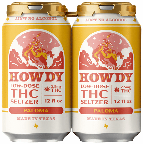 Howdy THC 2.5mg Paloma | Total Wine & More