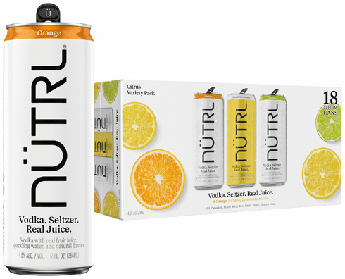 NUTRL Vodka Hard Seltzer Citrus Variety Pack | Total Wine & More
