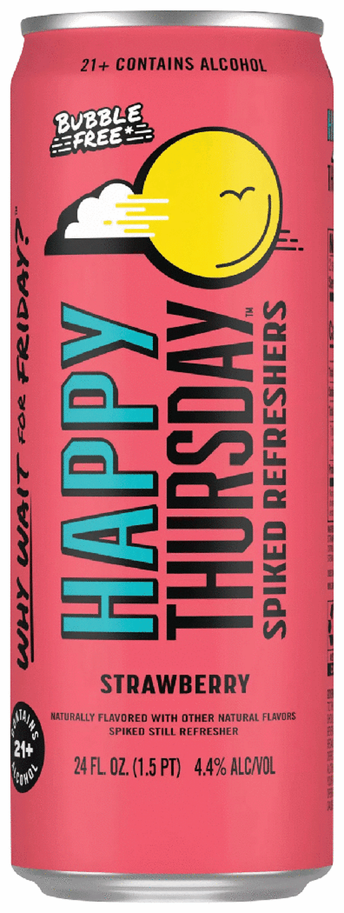 Happy Thursday Strawberry Spiked Refresher | Total Wine & More