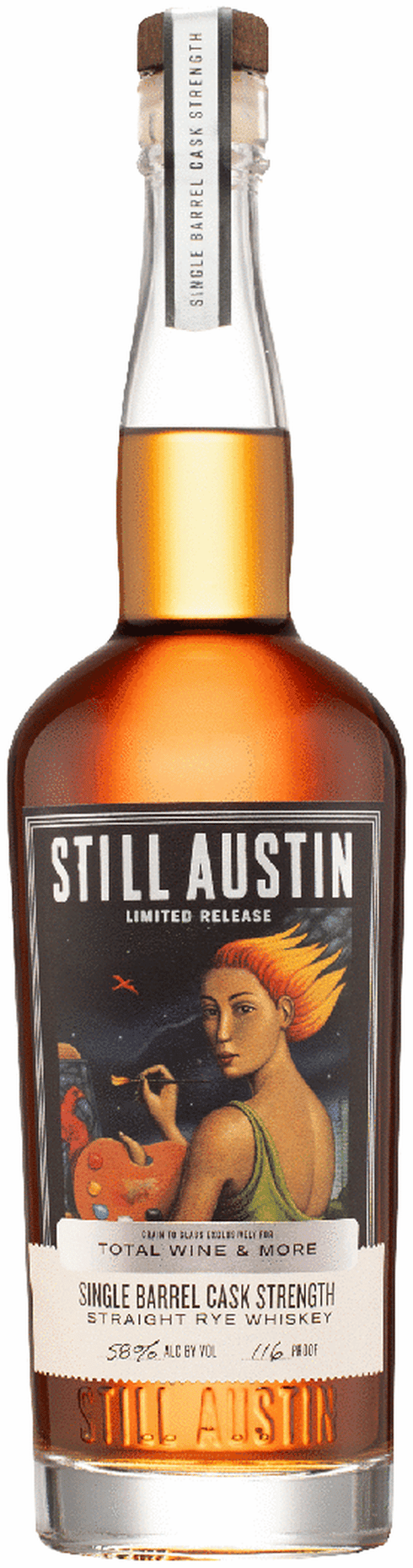 Still Austin Cask Strength Rye Whiskey Barrel Select | Total Wine & More