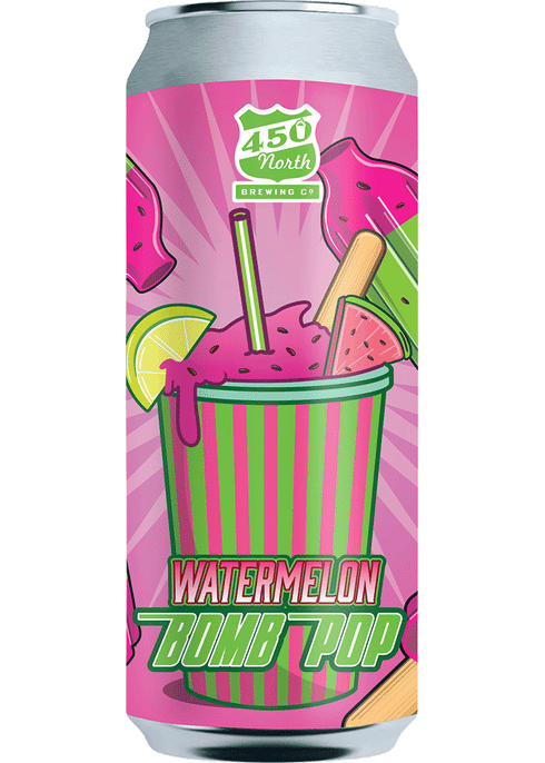 450 North Slushy XXL Watermelon Bomb Pop | Total Wine & More