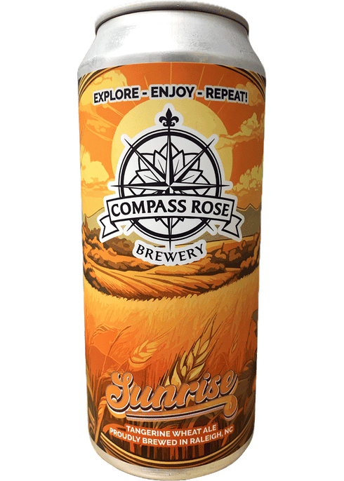 Compass Rose Sunrise Tangerine Wheat Ale | Total Wine & More