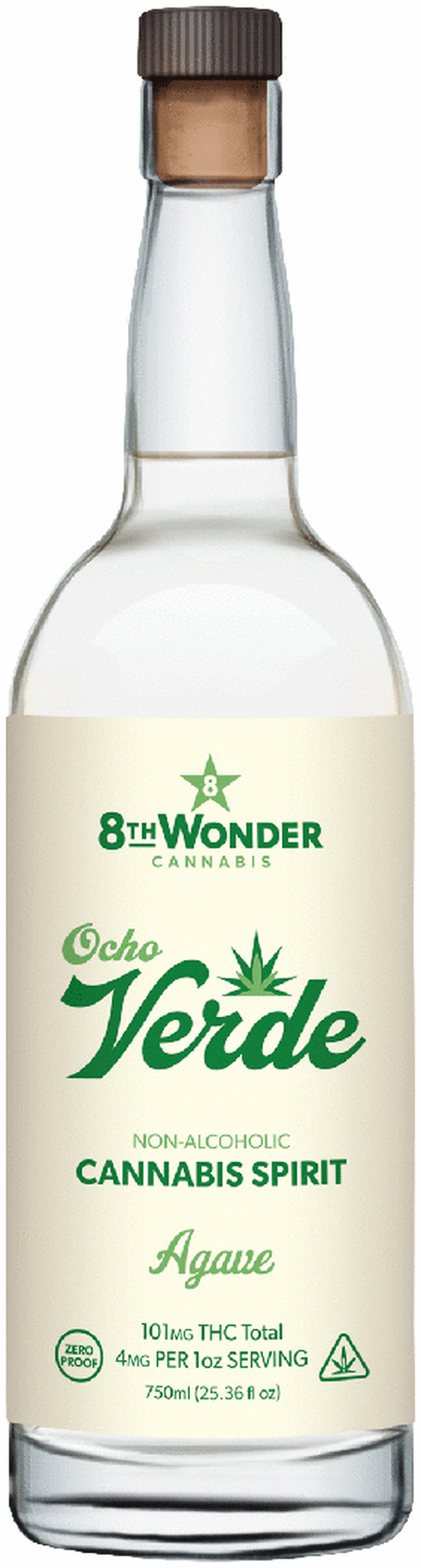 8th Wonder THC 4mg Ocho Verde Spirit | Total Wine & More