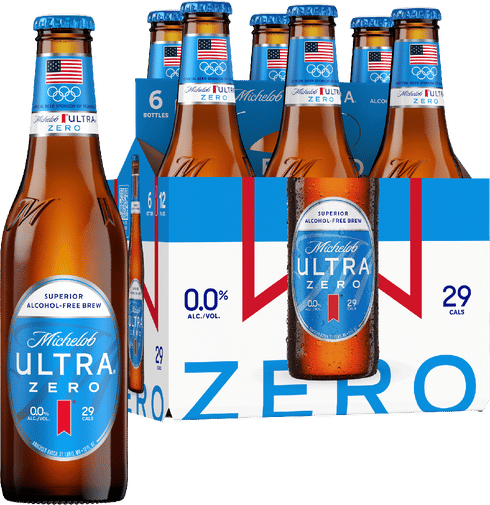 Michelob ULTRA Zero Non-Alcoholic American Lager Beer | Total Wine & More
