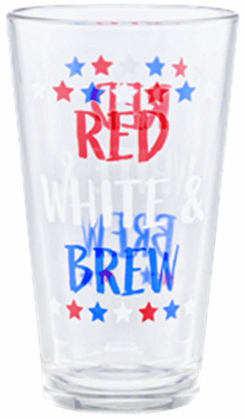 Culver Red White and Brew 16-Ounce Pint Glass | Total Wine & More