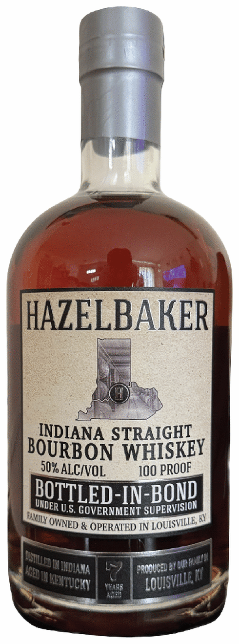 Hazelbaker Bottled in Bond Indiana Straight Bourbon Whiskey | Total ...
