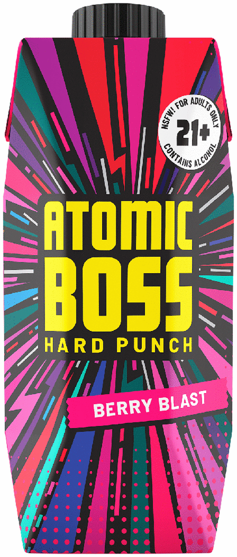 DNU Atomic Boss Hard Punch Berry Blast | Total Wine & More