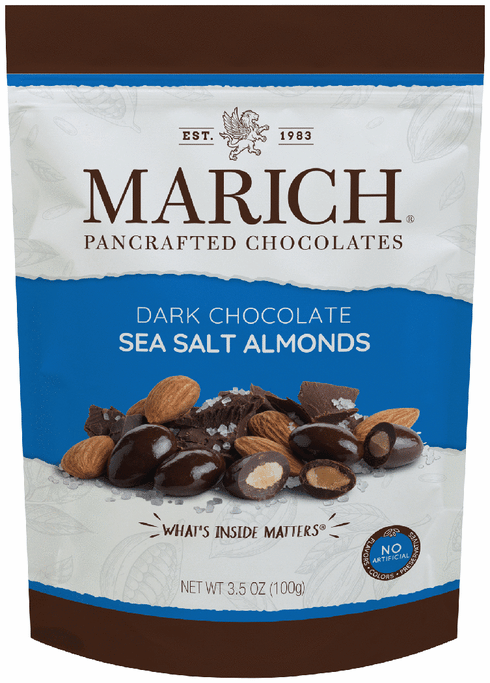 Marich Dark Chocolate Sea Salt Almonds | Total Wine & More