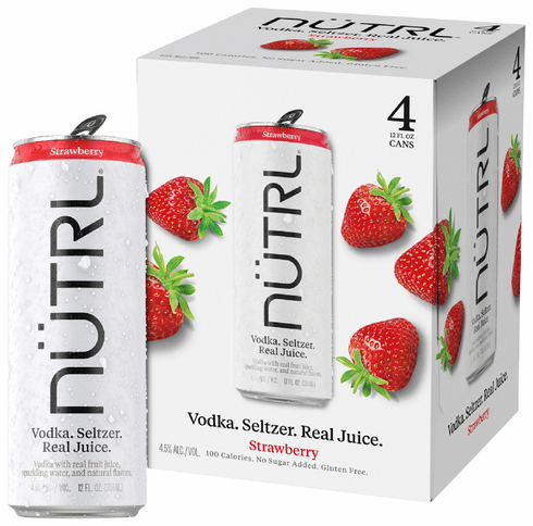 NUTRL Strawberry Vodka Seltzer | Total Wine & More