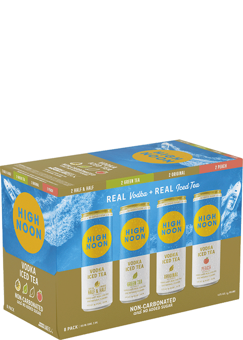 High Noon Vodka Hard Iced Tea Lake Variety Pack | Total Wine & More