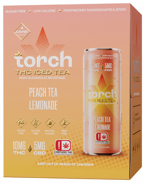 Torch THC 10mg Peach Tea Lemonade | Total Wine & More