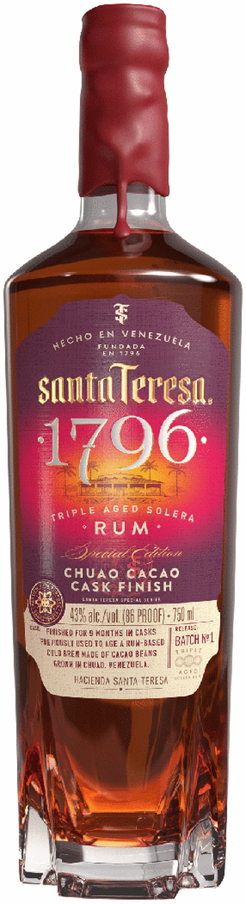 Santa Teresa 1796 Cacao Cask Rum | Total Wine & More