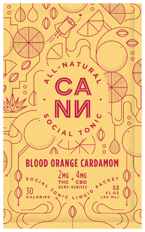 Cann THC 2mg Blood Orange Cardamom Liquid Packet | Total Wine & More