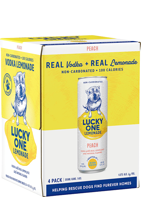 Lucky One Vodka Lemonade Peach | Total Wine & More