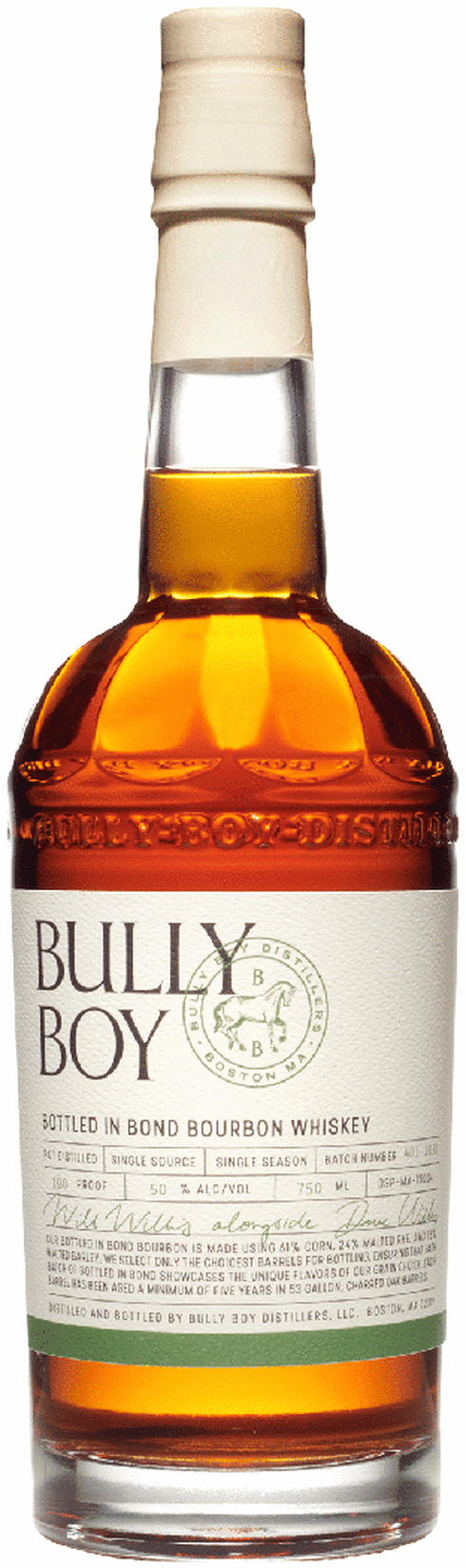 Bully Boy Bottled in Bond Bourbon Whiskey | Total Wine & More