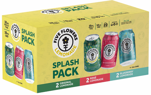 Five Flowers THC 10mg Splash Pack | Total Wine & More