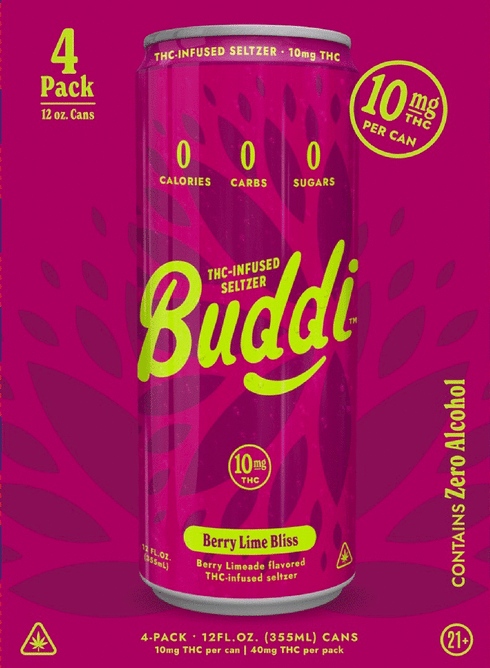 Buddi THC 10mg Berry Lime Bliss | Total Wine & More