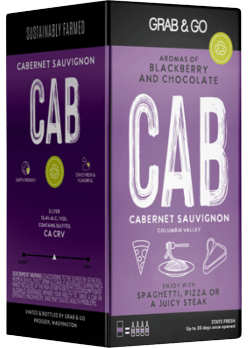 Grab & Go Cabernet Sauvignon 3L | Total Wine & More