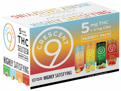 Crescent 9 THC 5mg Seltzer Variety Pack | Total Wine & More
