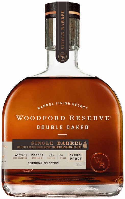 Woodford Reserve Double Oaked Barrel Proof Barrel Select | Total Wine ...