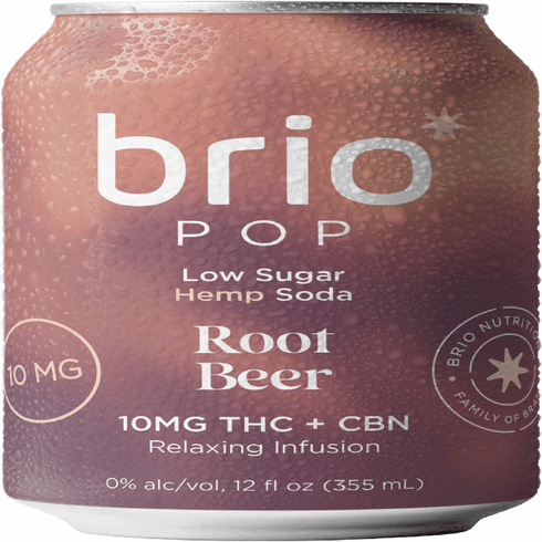 Brio Pop THC 10mg Root Beer | Total Wine & More