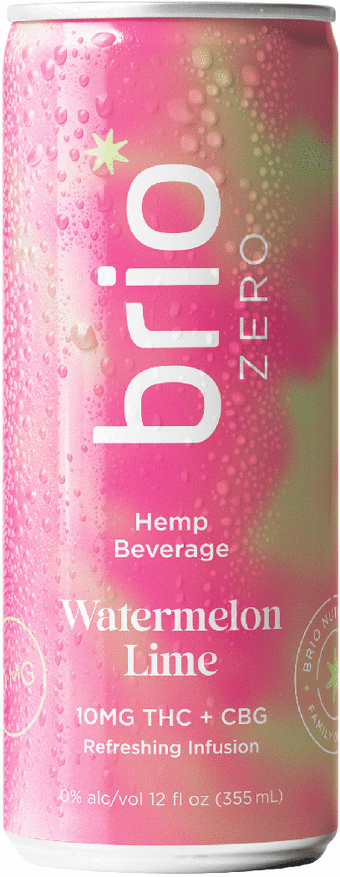 Brio Zero THC 10mg Watermelon Lime | Total Wine & More