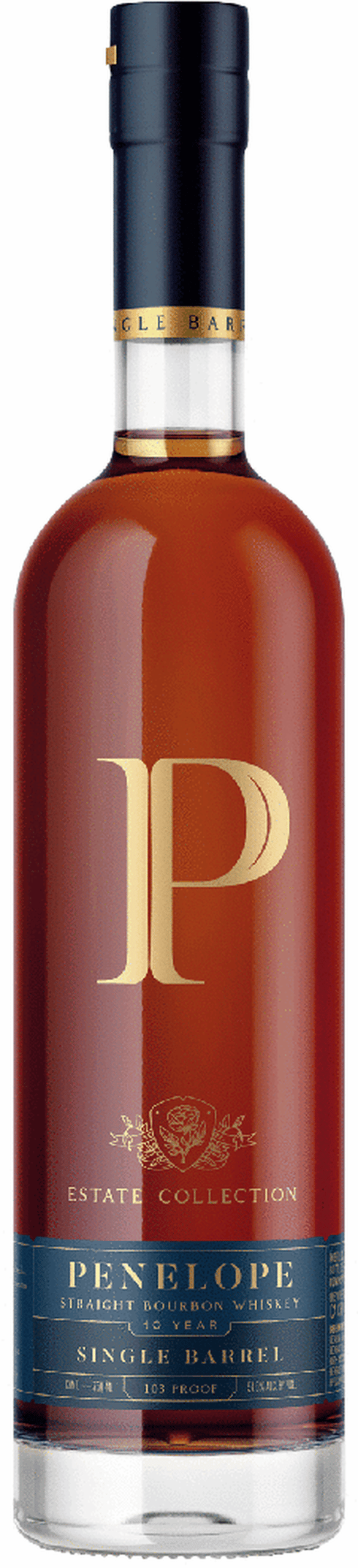 Penelope Estate Collection Single Barrel 10Yr 103 Prf Straight Bourbon ...