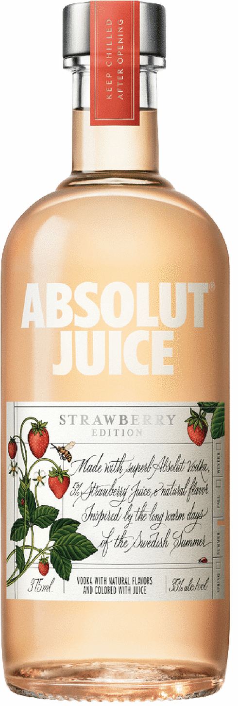 Absolut Juice Strawberry Vodka | Total Wine & More