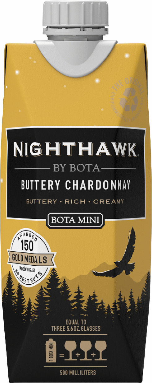 Bota Box Mini Nighthawk Gold Buttery Chardonnay | Total Wine & More