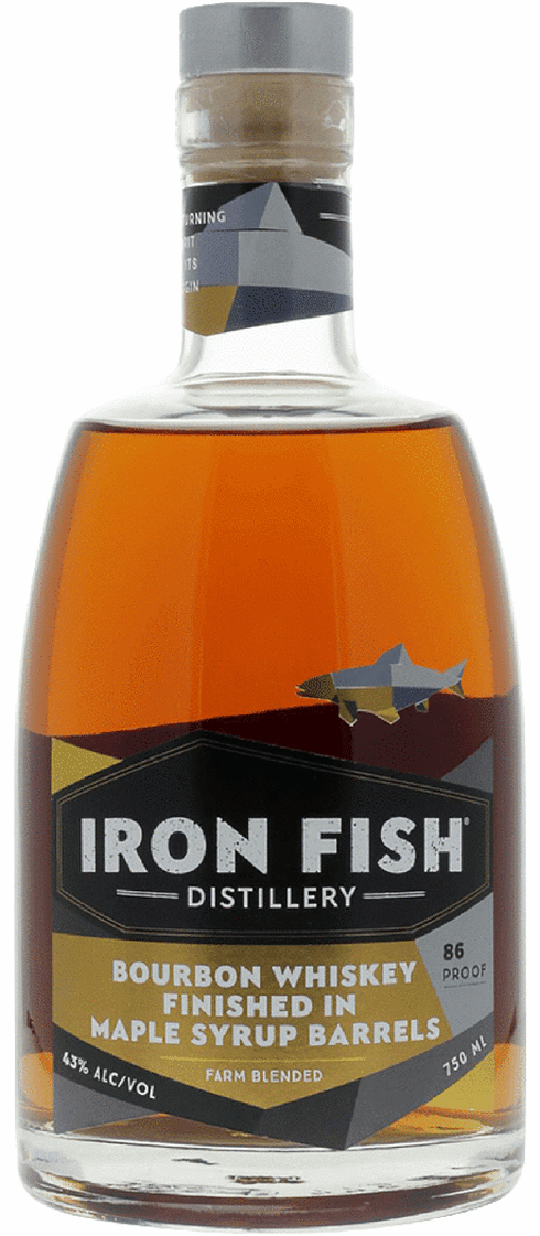 Iron Fish Maple Cask Finish Barrel Strength Bourbon | Total Wine & More
