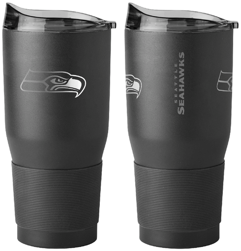 Seattle Seahawks - 30oz Etch Black Tumbler | Total Wine & More