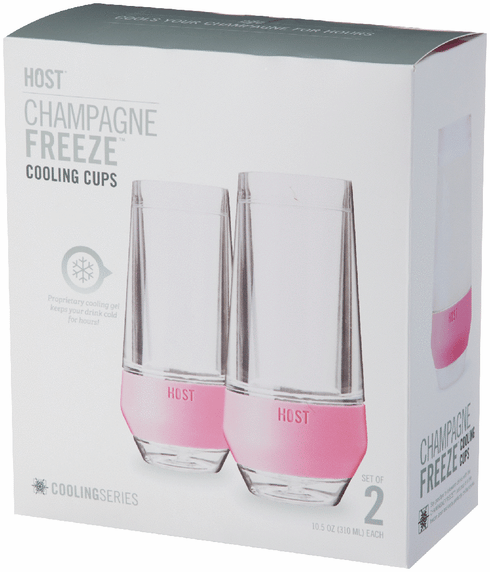 HOST Freeze Champagne S/2 - Pink | Total Wine & More