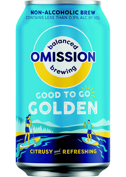 Omission Non-Alcoholic Good To Go Golden | Total Wine & More