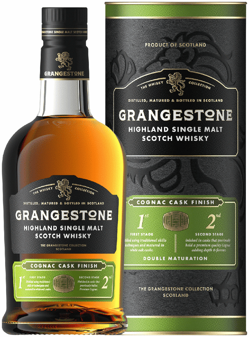 Grangestone Cognac Cask Finish Single Malt Scotch Whisky | Total Wine ...