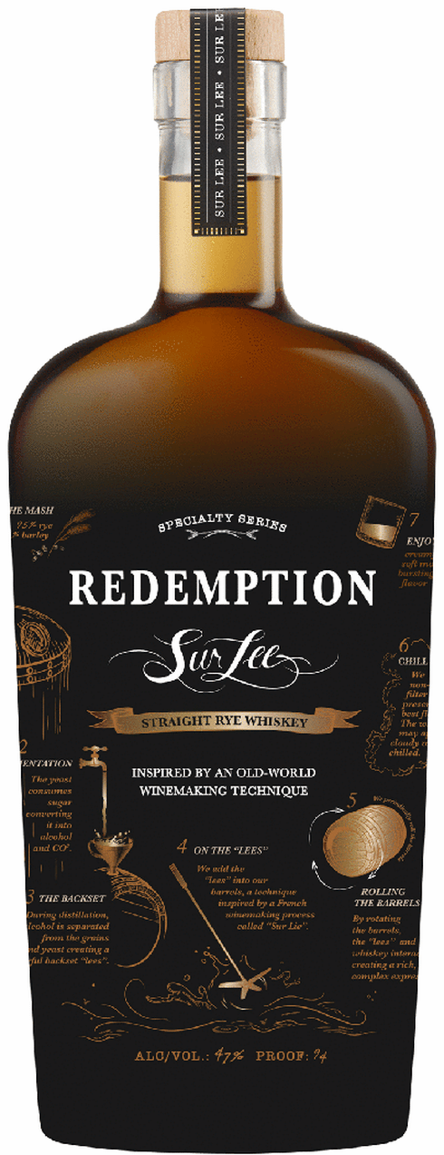 Redemption Sur Lee Straight Rye Whiskey | Total Wine & More