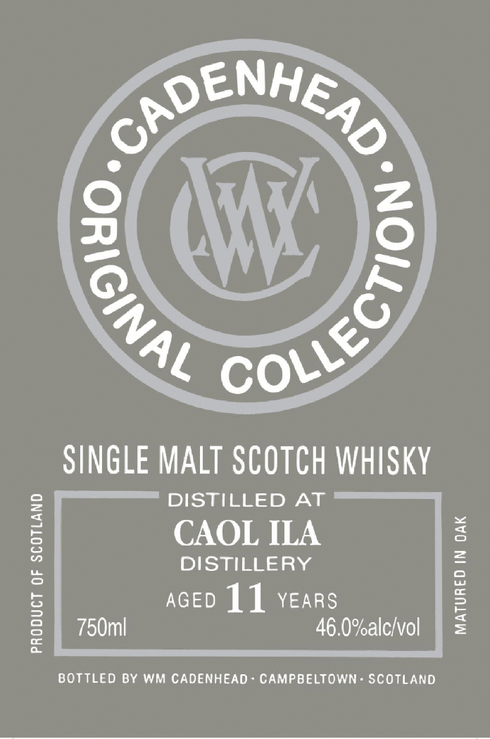 WM Cadenhead Caol Ila 10 Year Barrel Select Single Malt Scotch | Total ...