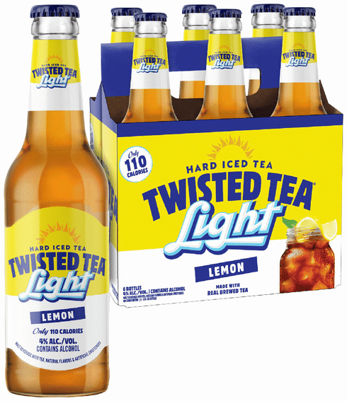 Twisted Tea Light Lemon Hard Iced Tea | Total Wine & More