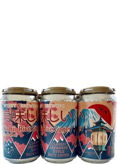 Wibby Oishii Japanese Rice Lager | Total Wine & More