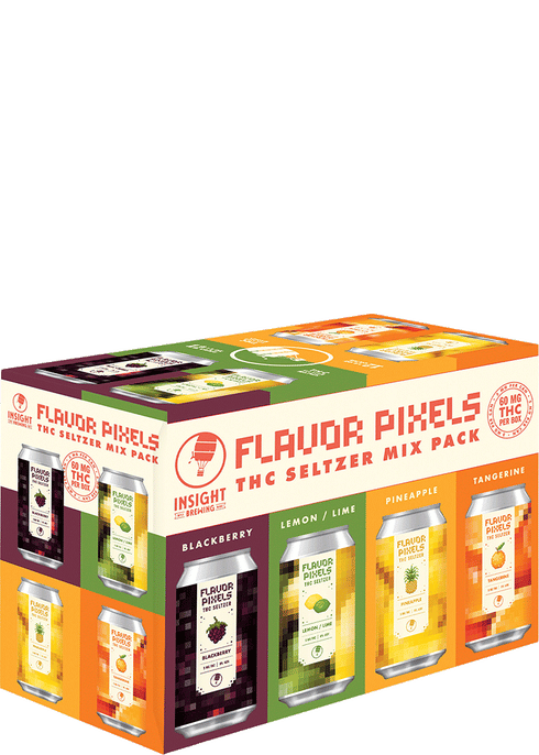 Insight THC 5mg Flavor Pixels Variety Pack | Total Wine & More