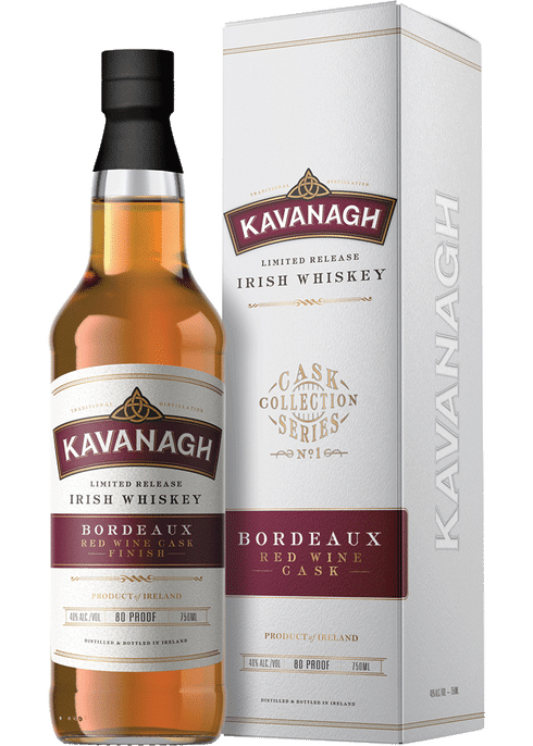 Kavanagh Bordeaux Red Wine Cask Irish Whiskey | Total Wine & More