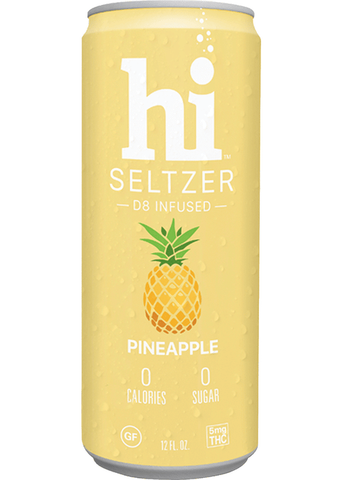 Hi Seltzer THC 5mg Pineapple | Total Wine & More