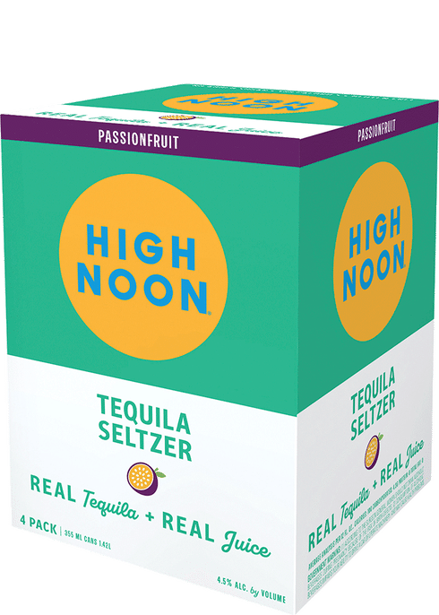 High Noon Hard Seltzer Tequila Passionfruit | Total Wine & More
