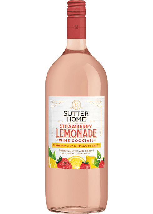 Sutter Home Strawberry Lemonade Wine Cocktail | Total Wine & More