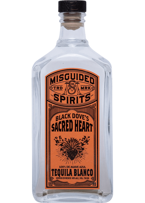 Misguided Spirits Black Dove's Sacred Heart Blanco Tequila | Total Wine ...