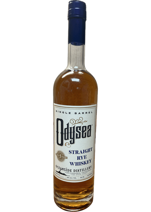 Oceanside Distillery Odysea Single Barrel Rye Whiskey | Total Wine & More
